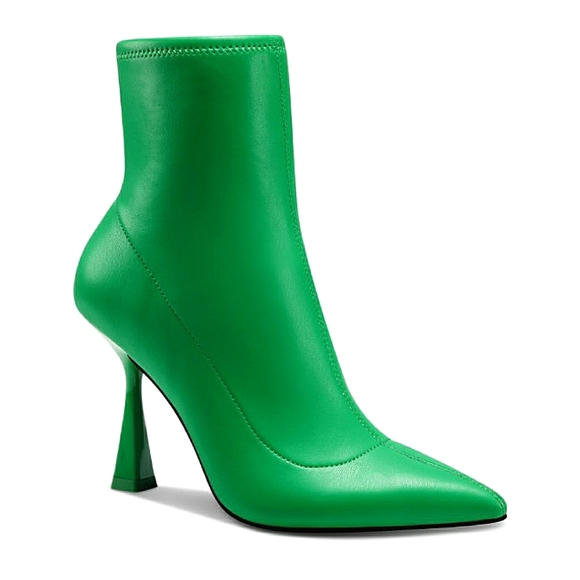 Bar III | Shoes | New Wo Box Bar Iii Olevia Green Faux Leather Sidezip ...